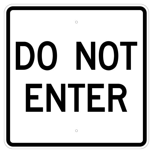 Do Not Enter Sign – SignAndDecal.com