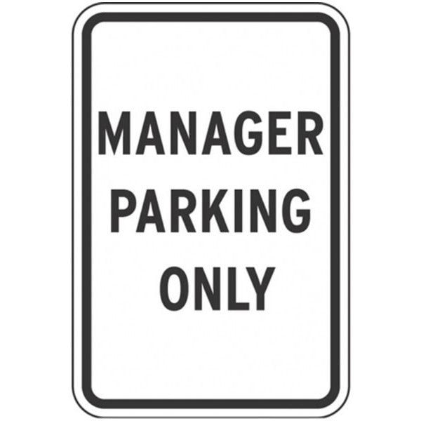 Manager Parking Only Sign – SignAndDecal.com